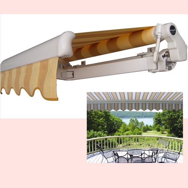 Aluminium Retractable Awning Hardware White Awning Components