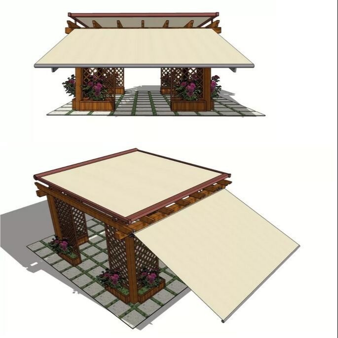 Heavy Duty Full Cassette Awning Outdoor Custom Retractable Motorized ...
