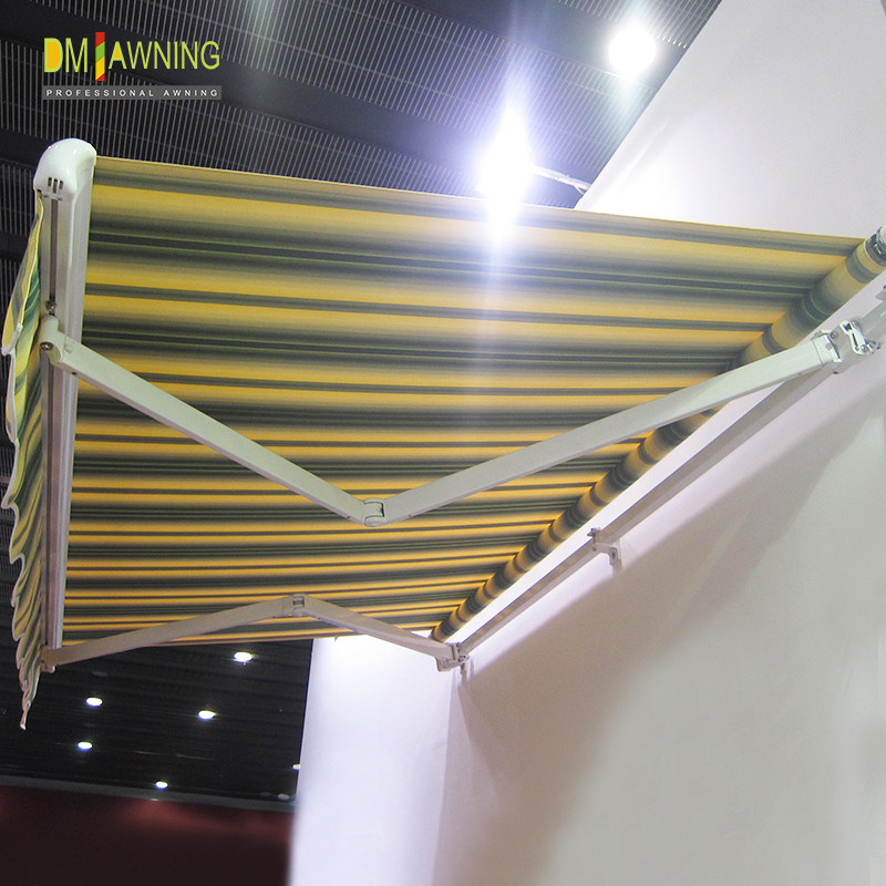 Aluminium oudoor power coated retractable awning arms /awning ...